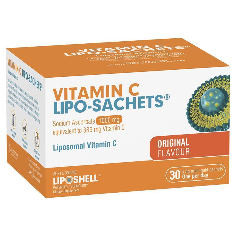 Lipo-Sachets Vitamin C Original 5g - 30 Sachets for Superior Absorptio ...