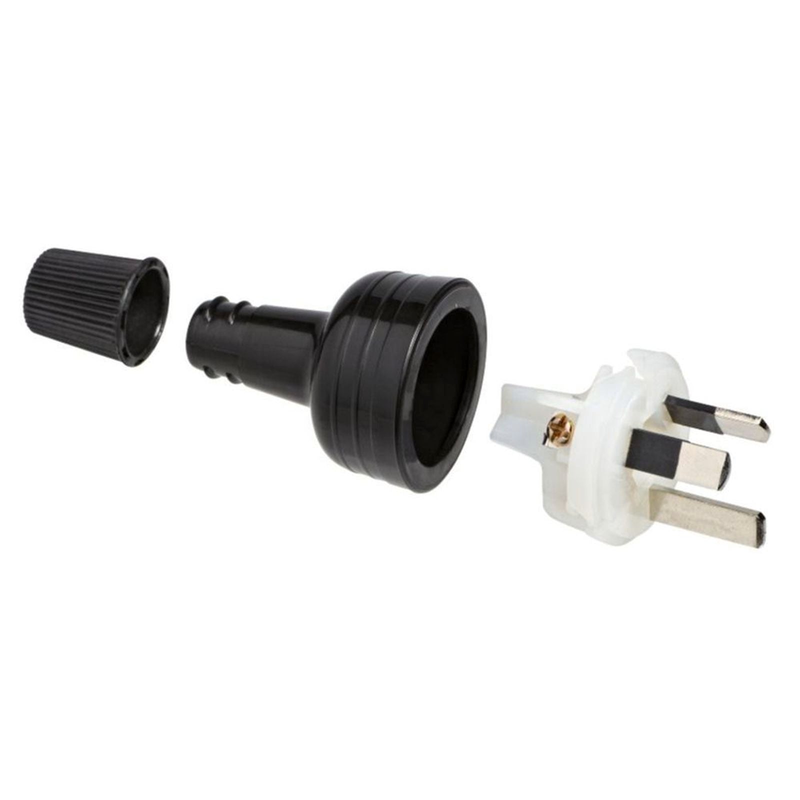 HPM 10A Plug Top - Black - PVC - Flexible - Australian Standard – DEAL ...
