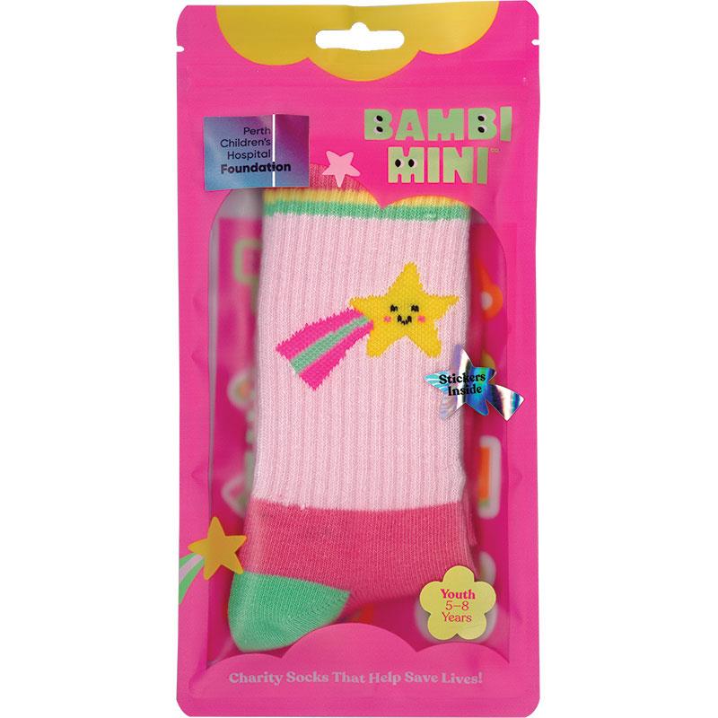 Bambi Mini Co. Charity Socks - Shooting Star (Youth 5-8yrs) 2025 – DEAL ...